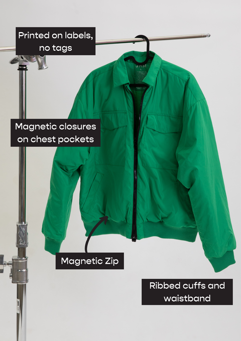 Adaptive Magnetic Zip Bomber Jacket – JAM the label